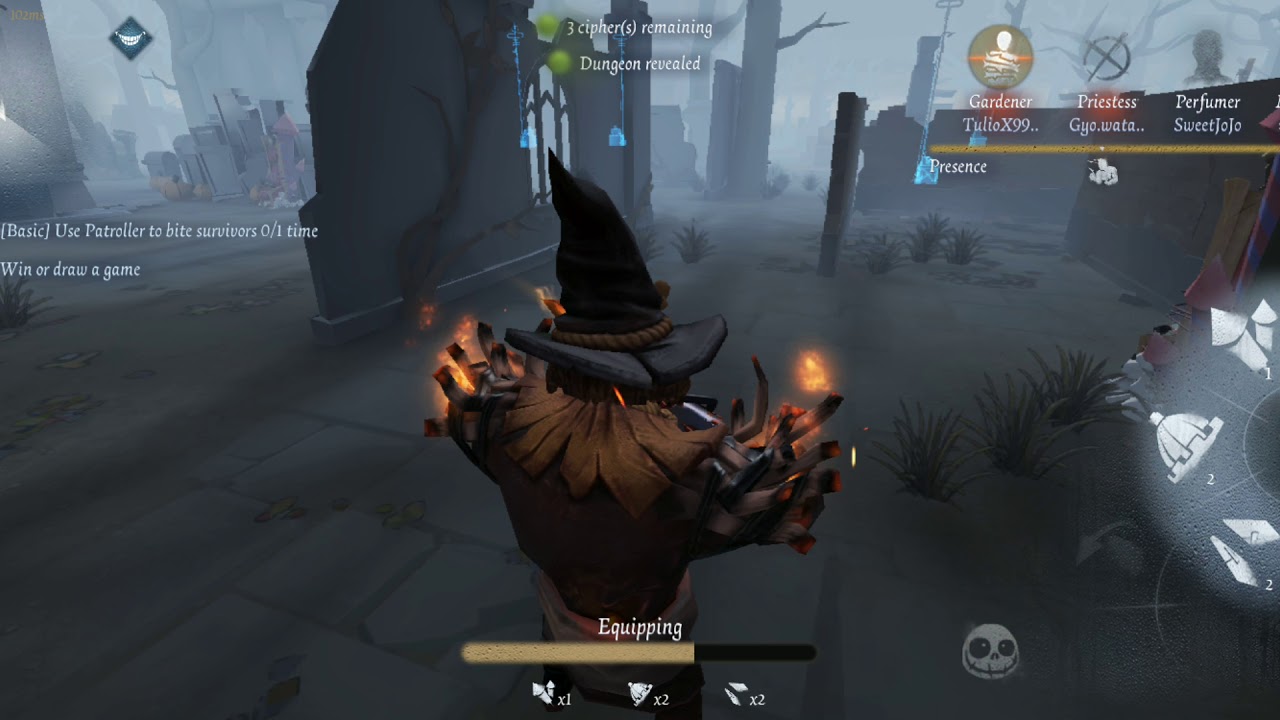 Identity V - Smiley Face (Scarecrow) Gameplay - YouTube