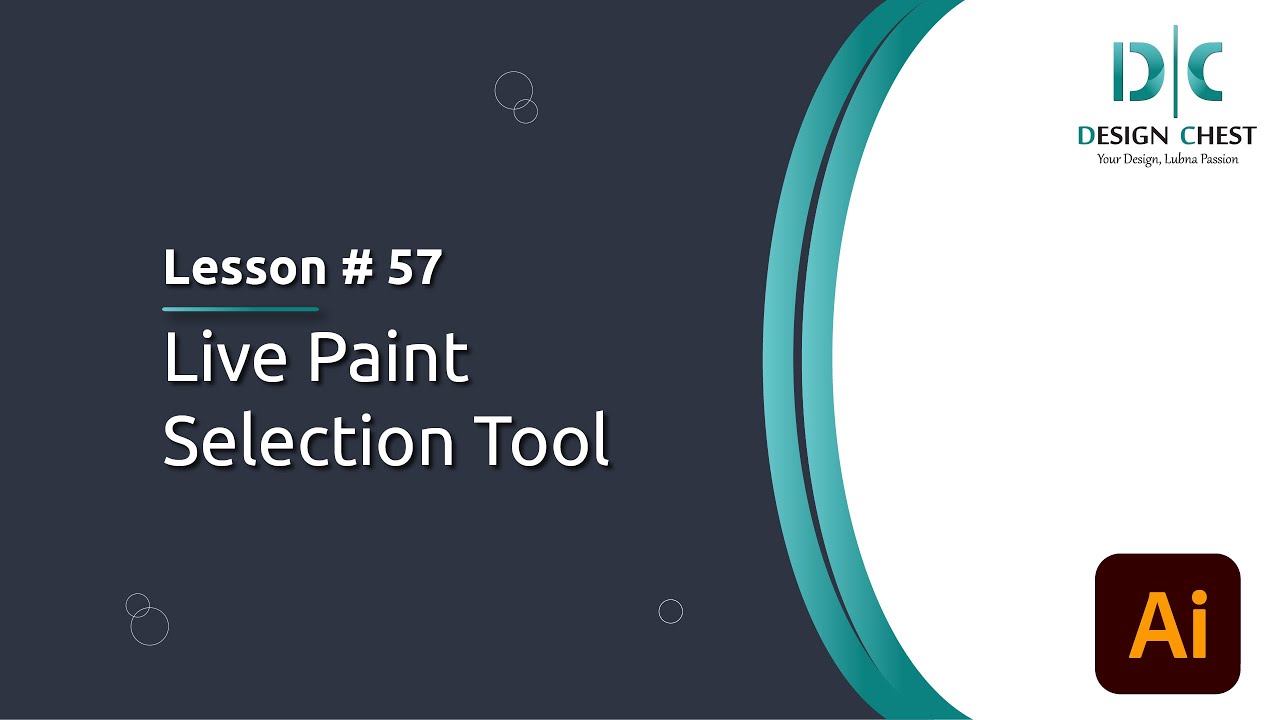 How to use Live Paint Selection Tool in Adobe Illustrator - YouTube