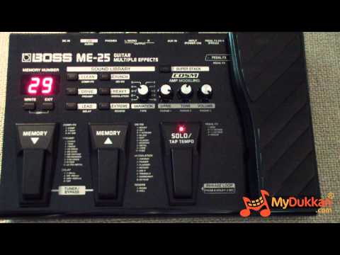 Boss ME-25 Gitar Prosesör İncelemesi (Hızlı Video)