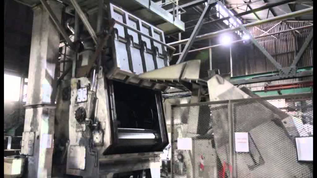 Tumble blast machine 2 (Esco Foundry) - YouTube