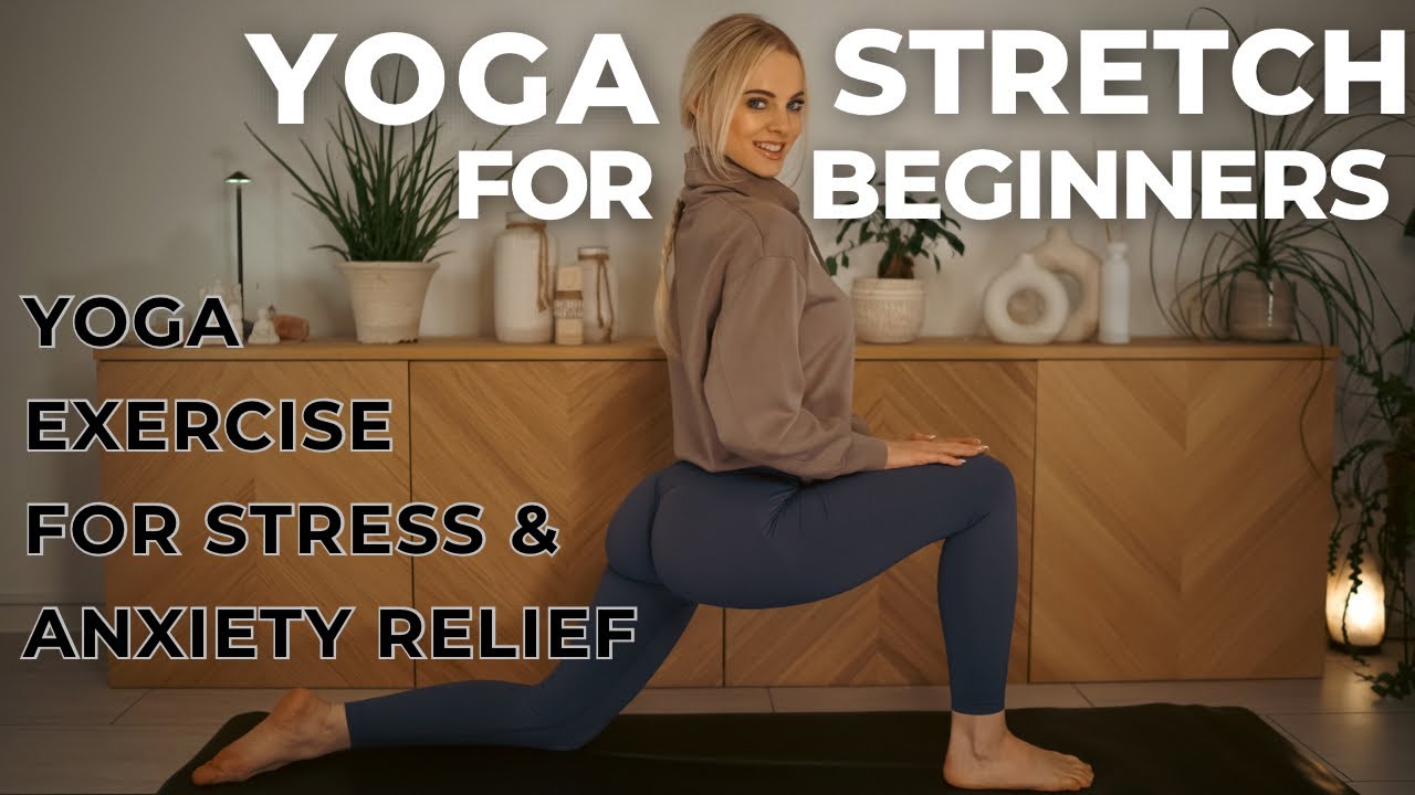 10min Beginner Yoga Stretching - YouTube