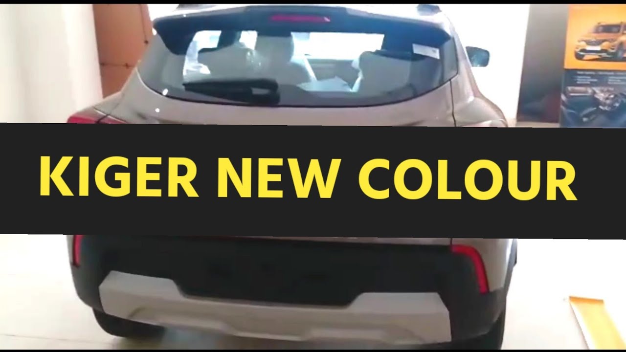 Renault Kiger 2021 Planet Grey colour - walk around - YouTube