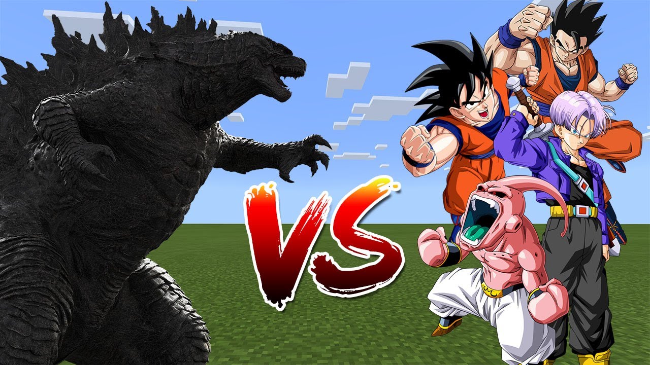 Godzilla vs Dragon Ball - Minecraft PE - YouTube