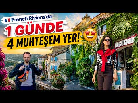 🇫🇷 French Riviera'da 1 Günde 4 Muhteşem Yer! Grasse & Cannes & Antibes & Saint-Paul-de-Vence