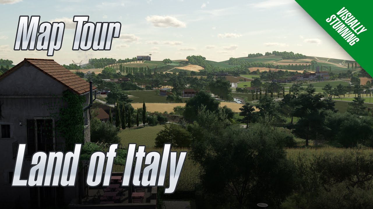 Land of Italy - Possibly the Most Beautiful Map in Farm Sim - YouTube