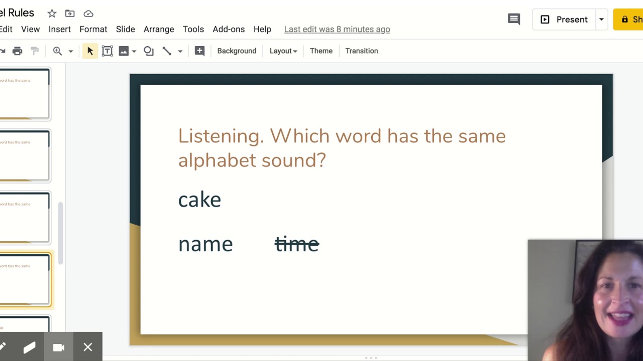 Vowel Rules - Google Slides - YouTube