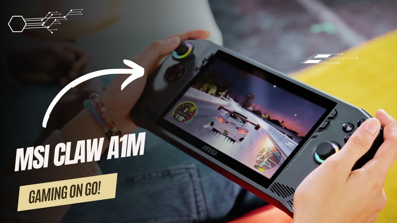 MSI Claw A1M Handheld Gaming Device Hands On Review - YouTube