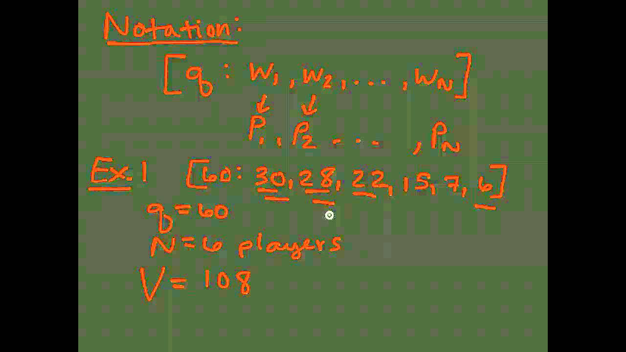Section 2.1: Weighted voting systems - YouTube