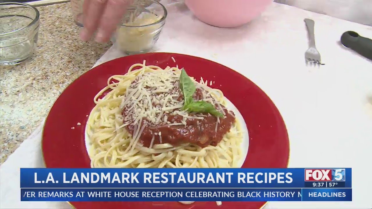 L.A. Landmark Restaurant Recipes - YouTube
