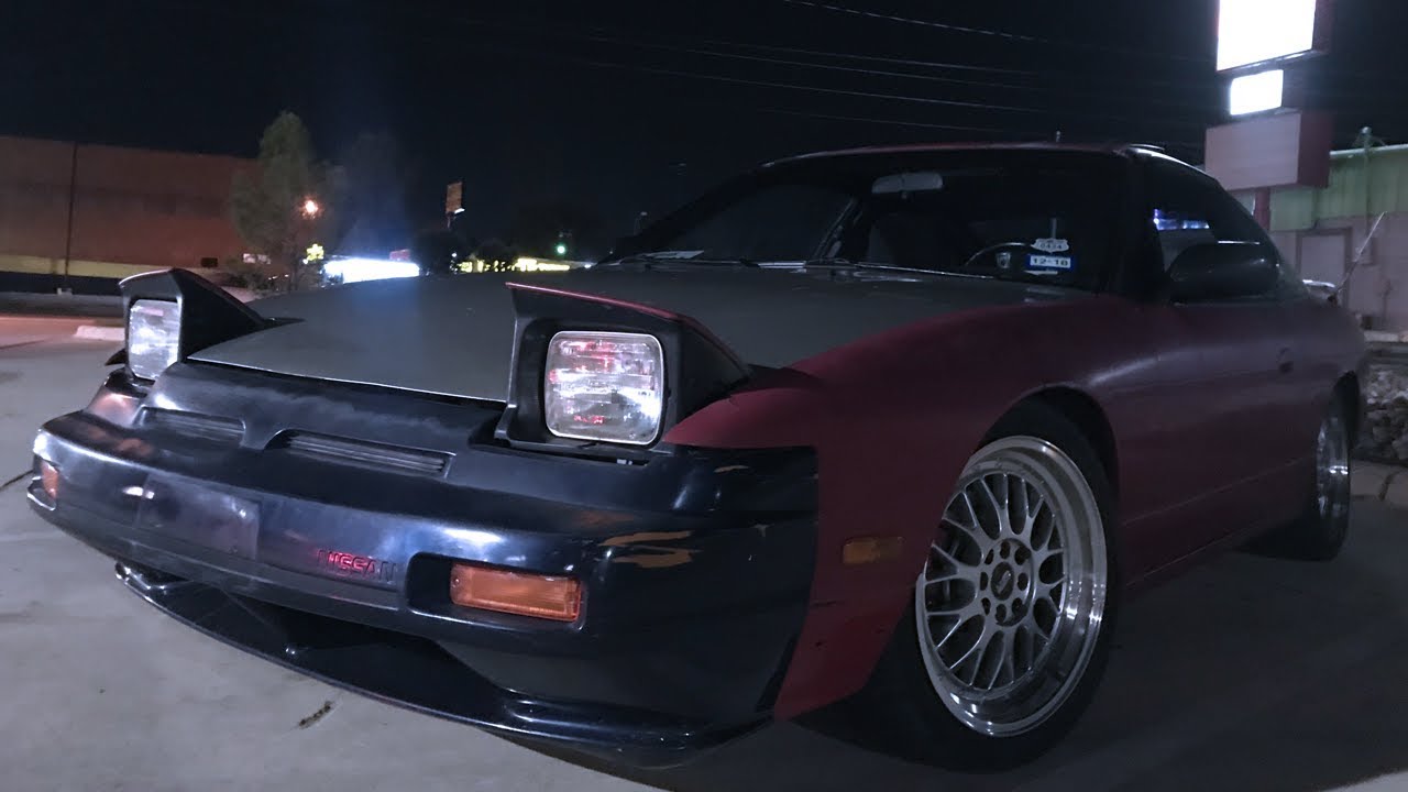 We welded a Spoiler on the 240sx & Import Faction Adventure! - YouTube