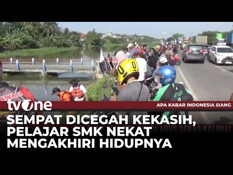 Pencarian Pelajar SMK yang Terjun di Arus Deras Kalimalang | tvOne
