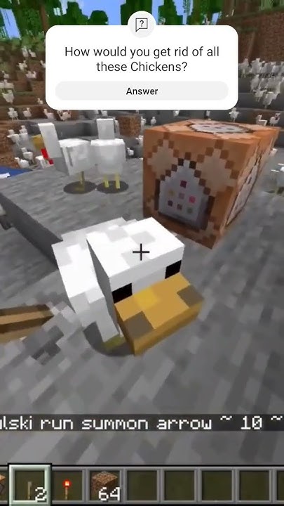 Chickens TAKE OVER MY CHARCTER in minecraft - YouTube