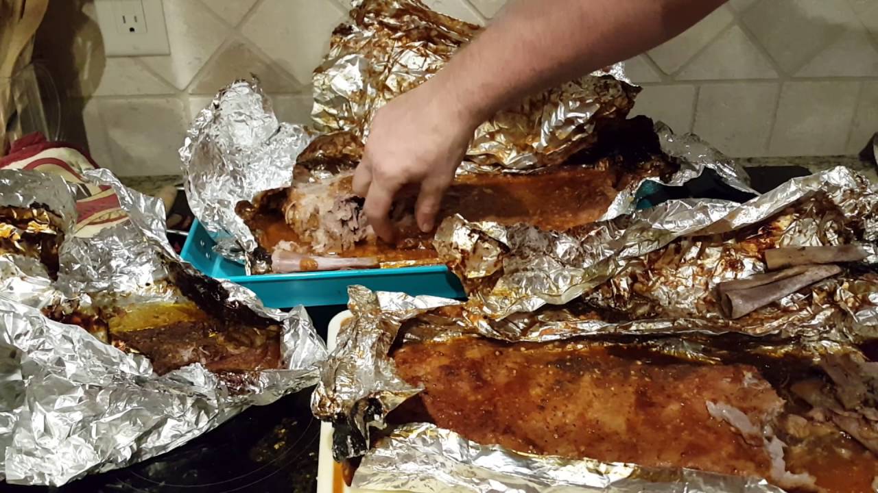 Trash can ribs - YouTube