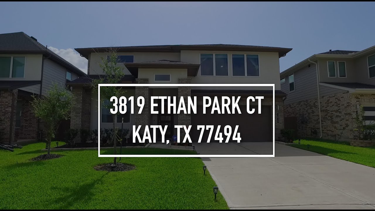 3819 Ethan Park Ct, Katy, TX 77494 - YouTube
