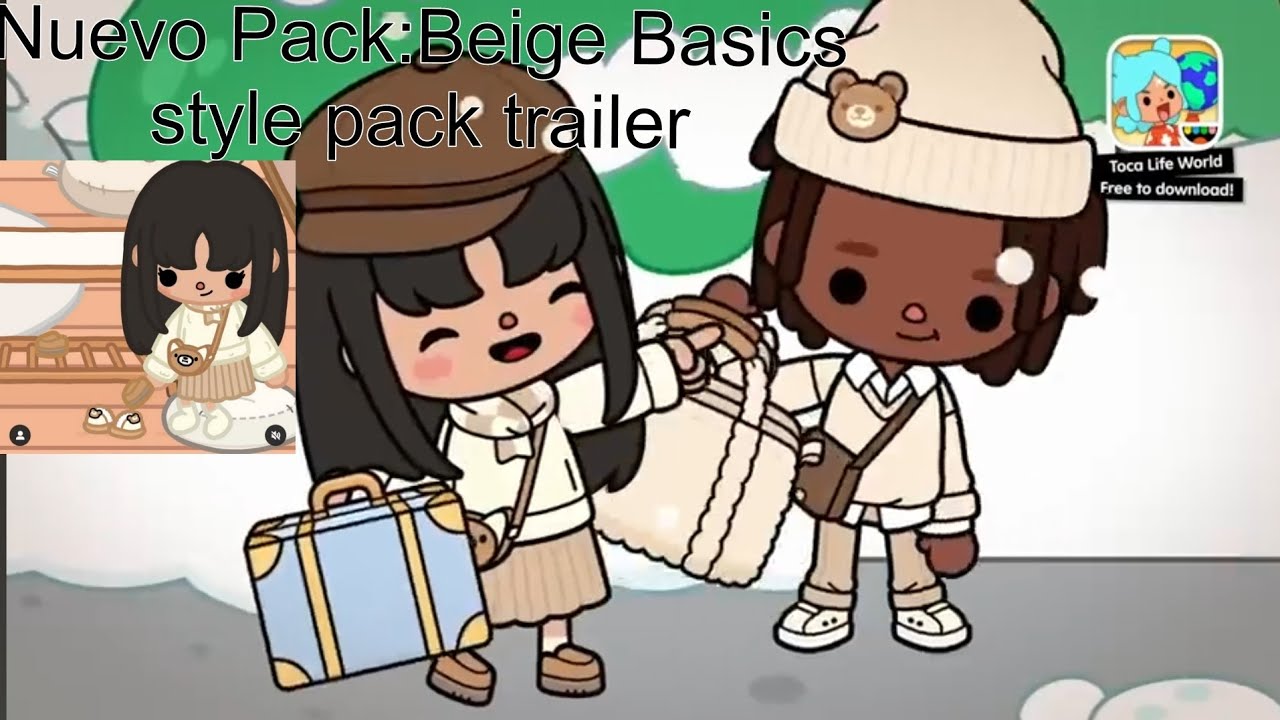 Nuevo Pack:Beige Basics style pack (Toca Boca) - YouTube
