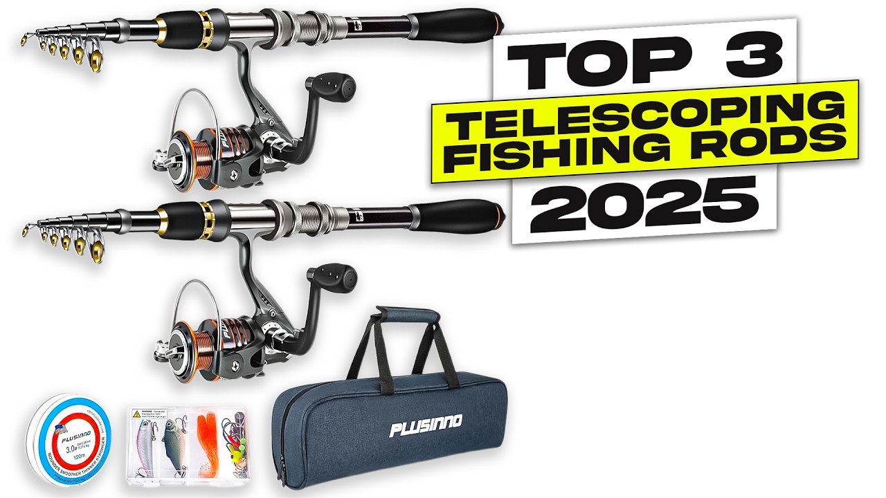 Top 3 BEST Telescoping Fishing Rod - YouTube