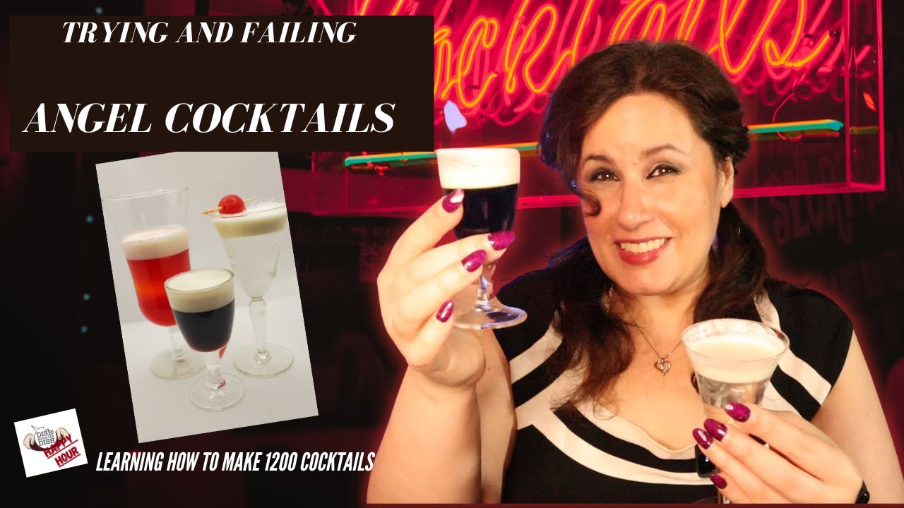 Trying and Failing Layered Cocktails | 6 "Angel" Cocktails - YouTube