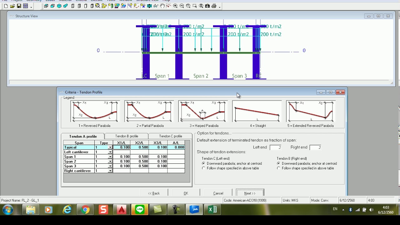 ADAPT PT Assignment (ตัวอย่างการออกแบบพื้นโพสเทนชั่นด้วย ADAPT PT ...