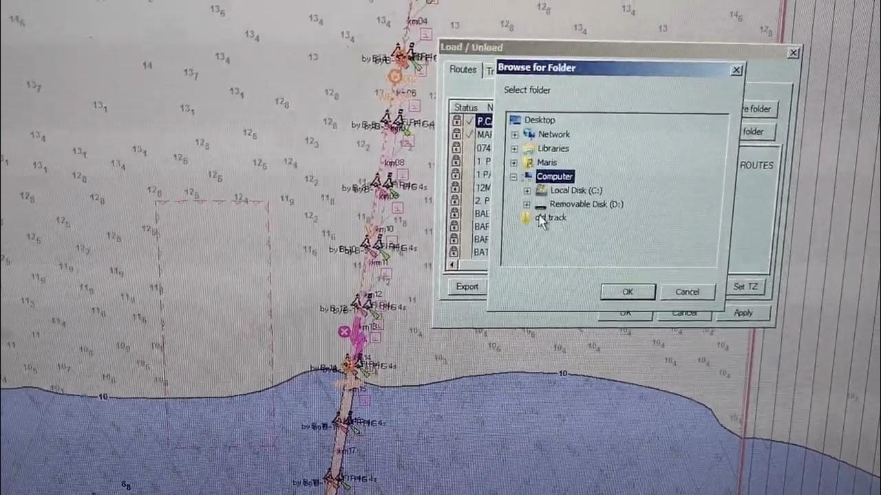HOW TO EXPORT ROUTE SIMRAD ECDIS - YouTube