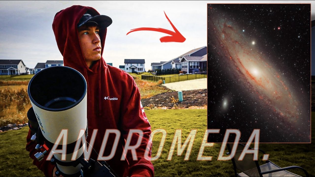 The ANDROMEDA GALAXY Through my TELESCOPE! - YouTube