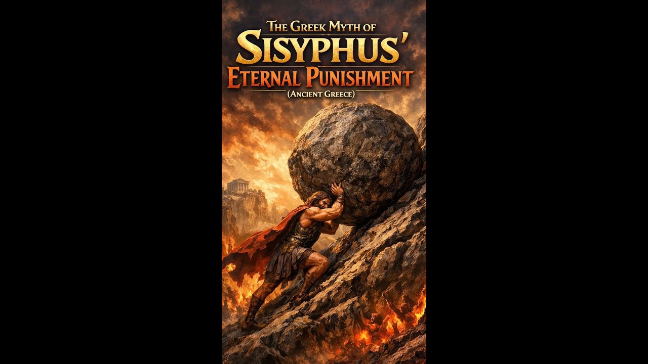 The Greek Myth of Sisyphus’ Eternal Punishment (Ancient Greece) # ...