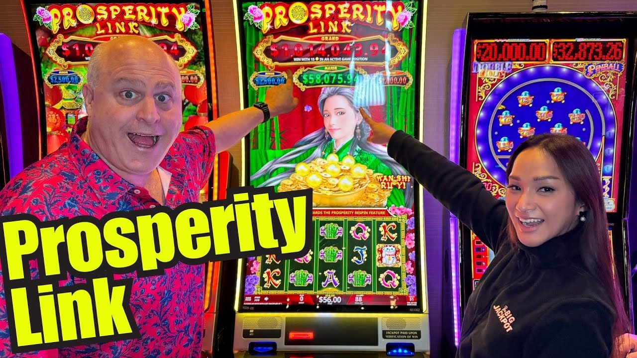 OH SNAP!!! I JUST STUMBLED UPON THE $1,000,000 PROSPERITY LINK SLOT ...