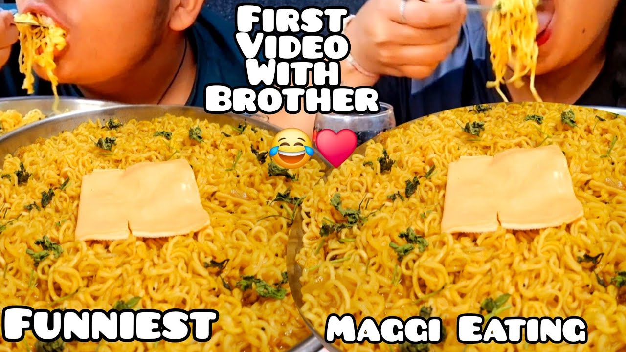 ASMR EATING MAGGI MASALA NOODLES,SPICY🥵 #maggi#asmreating#new#dailyvlog ...