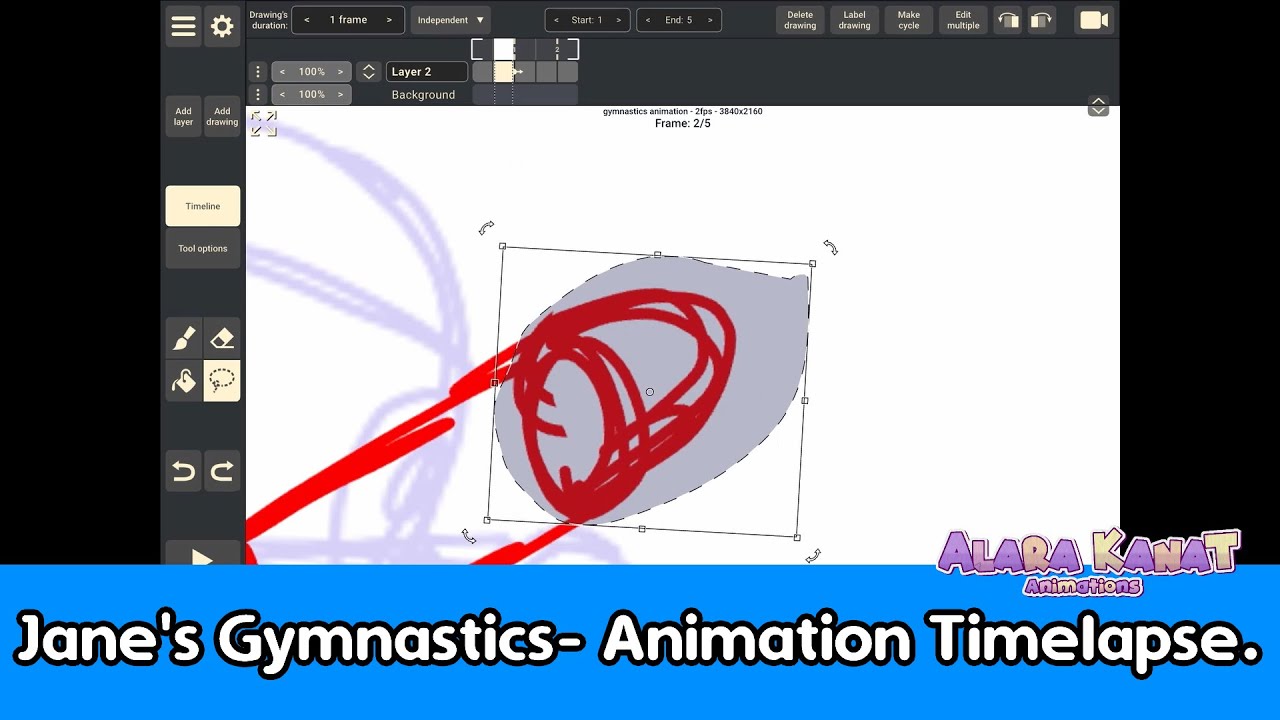 Jane's Gymnastics Animation Process - YouTube