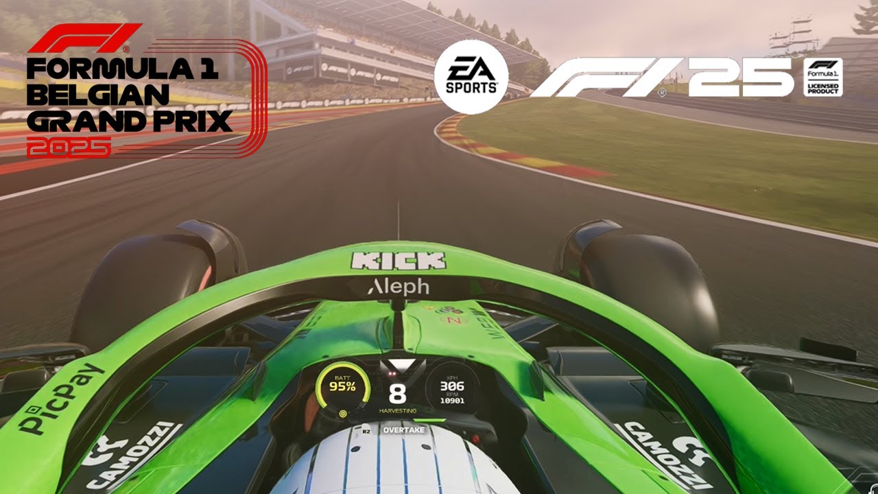 Ultra Realistic F1 25 ReShade Graphics Mod: Nico Hulkenberg Belgian GP ...