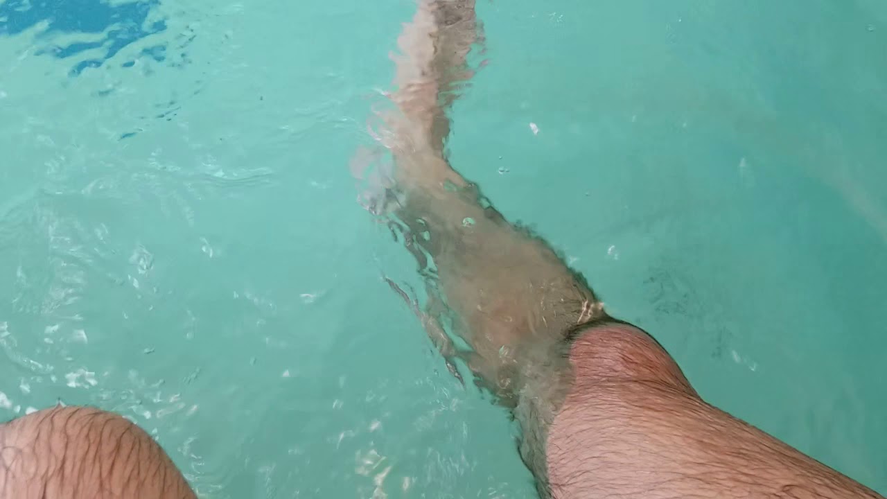 Knee exercises in the pool for ACL - YouTube