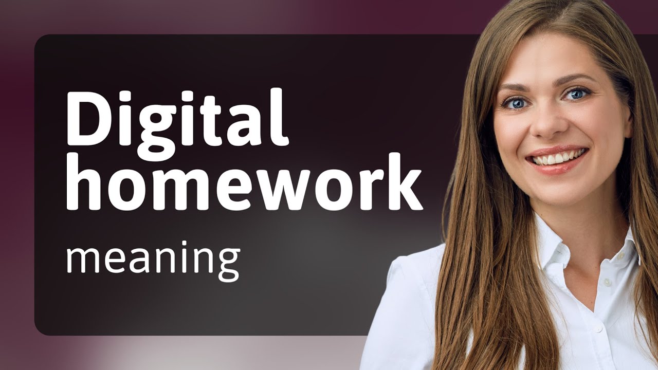 Digital Homework: Embracing Technology in Education - YouTube