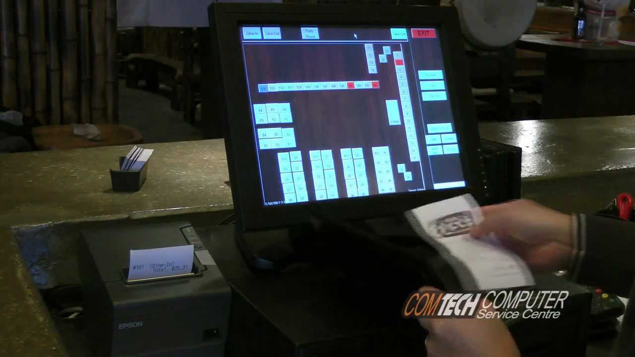 Point of Sale System for Restaurants - SimPOS by Comtech Canada - Using ...