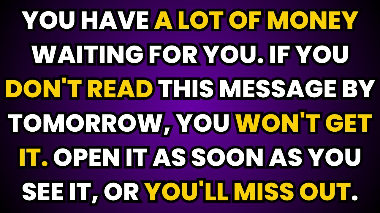 YOU HAVE A LOT OF MONEY WAITING FOR YOU. IF... - YouTube