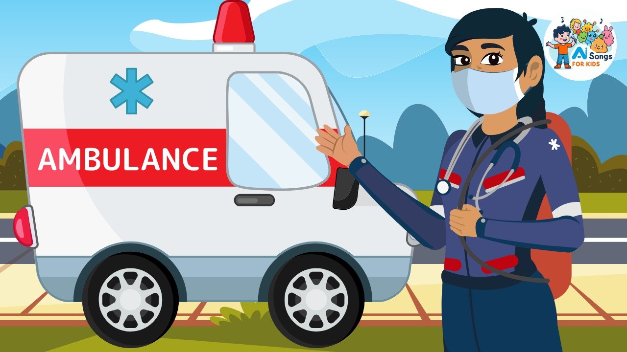AMBULANCE SONG | Songs for Kids | Educational Songs - YouTube