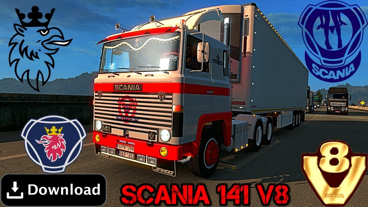 🔛Mod Scania OldSkool 141 V8 Sound Ets2 1.35🔛 - YouTube