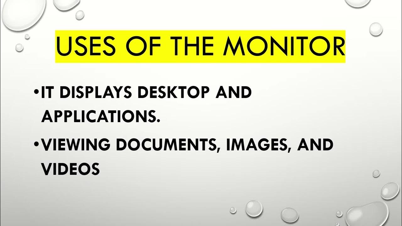 Output devices. - YouTube