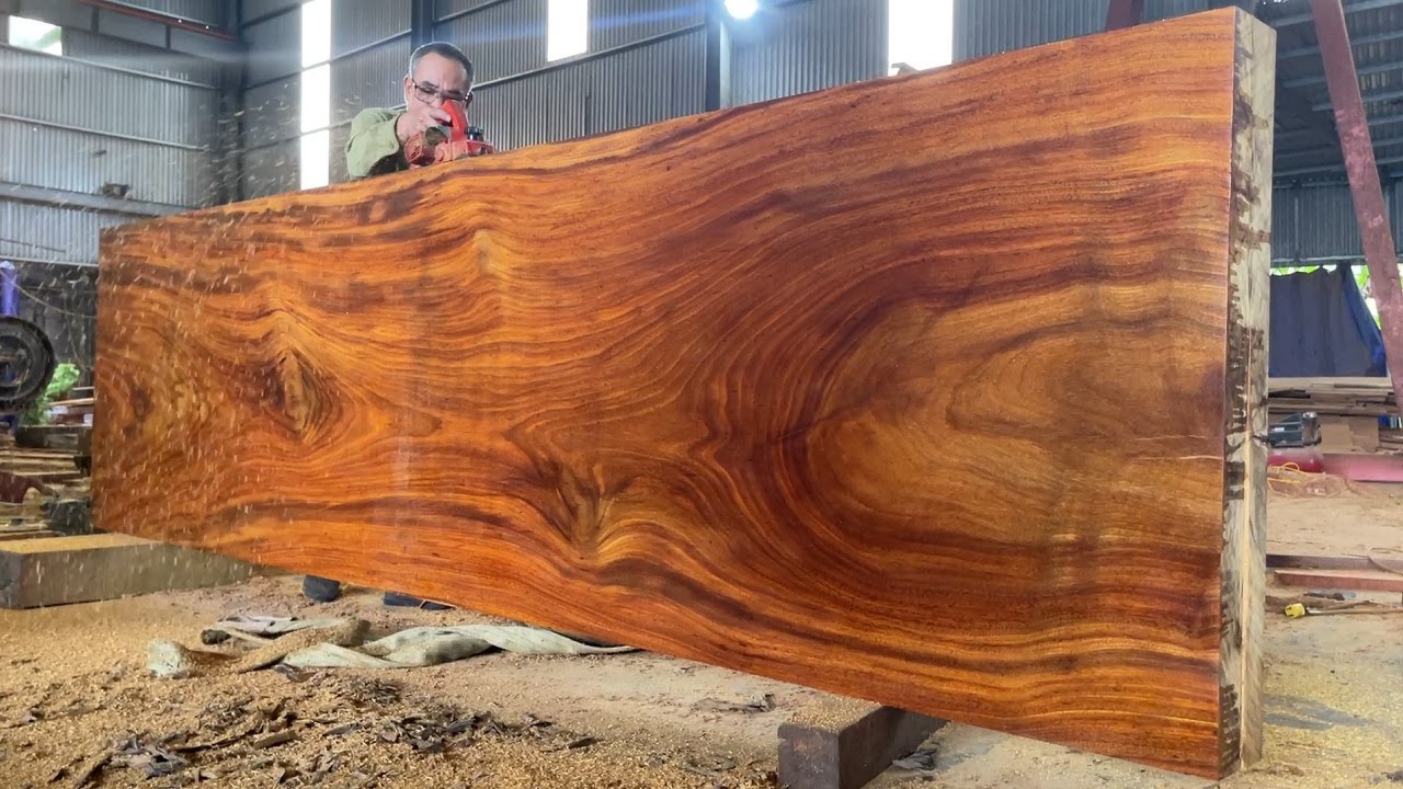 Super Huge Solid Woodworking Project - Building a Large Table from ...