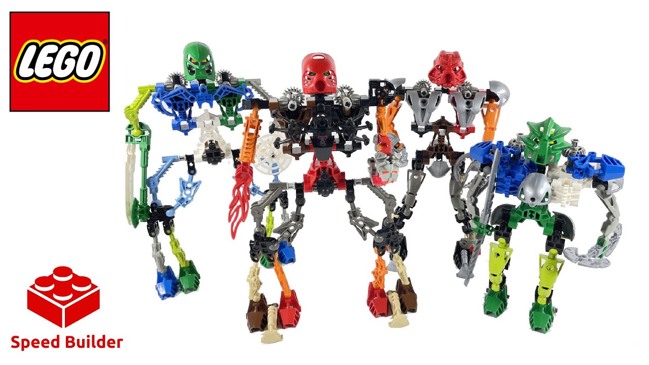 LEGO BIONICLE Toa Kaita Compilation | speed build - YouTube