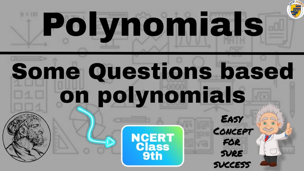 Polynomials || Questions based on polynomials || NCERT CLASS 9TH ...