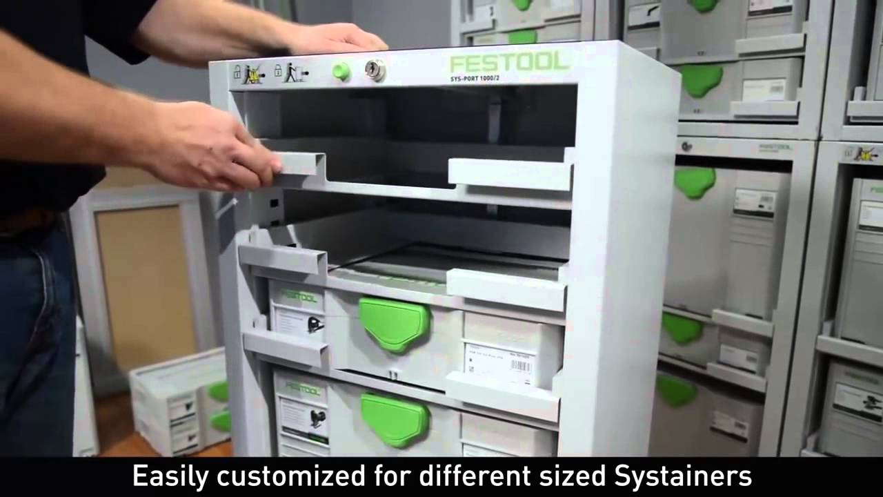 Festool SysPort Systainer Cabinet 491922 - YouTube