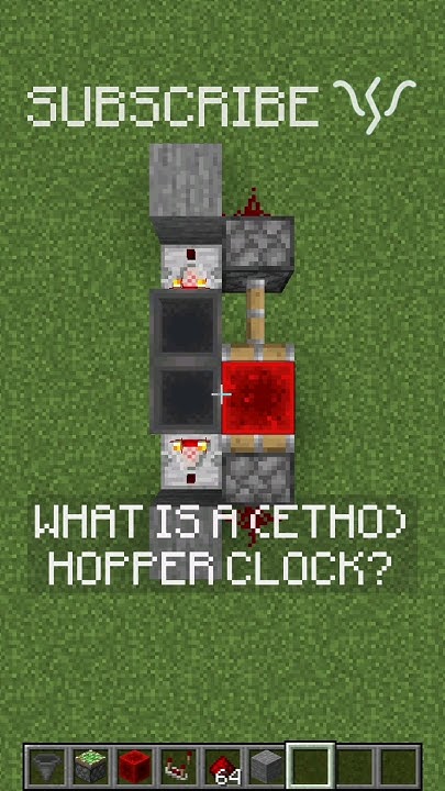 THE ETHO HOPPER CLOCK! How does it work? | Redstone with PsiVolt # ...