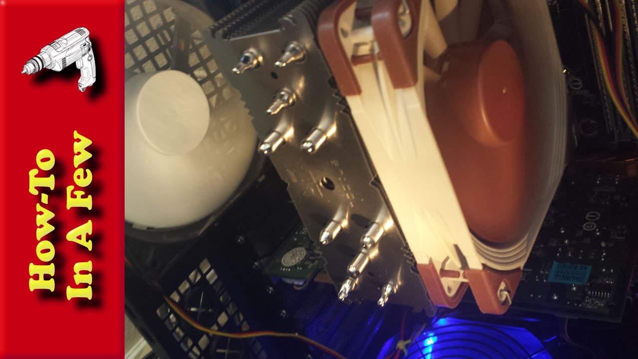 How To: Install the Noctua NH-U12s CPU Tower Fan - YouTube