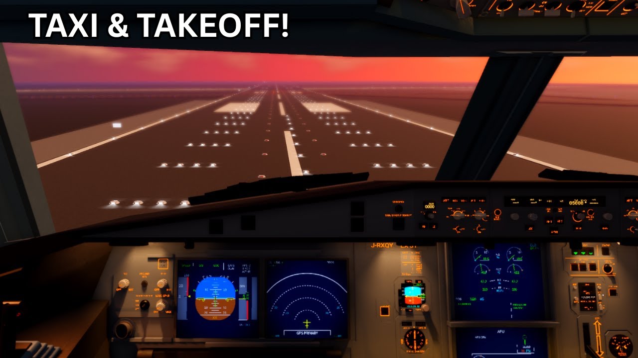 How To Taxi And Takeoff In Ro-320 | Flight Axes - YouTube