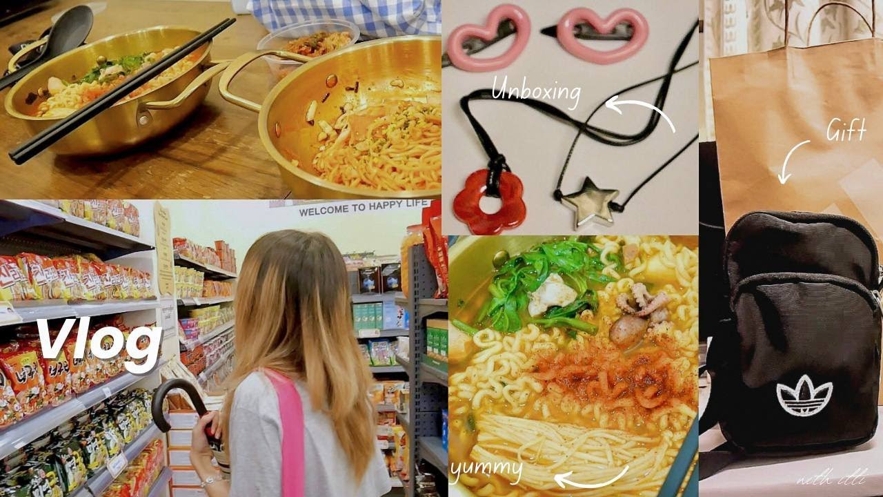a day in my life ⋆⭒˚.⋆ | DIY instant noodle shop in Yangon (eating ...