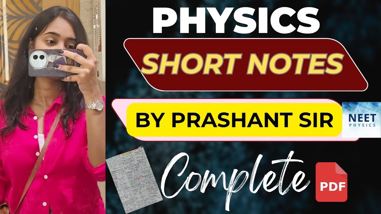 Best PHYSICS short notes 🔥 for neet 2025 #neet2025 #neet # ...