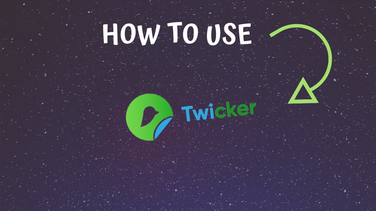 Using Twicker to create stickers - YouTube