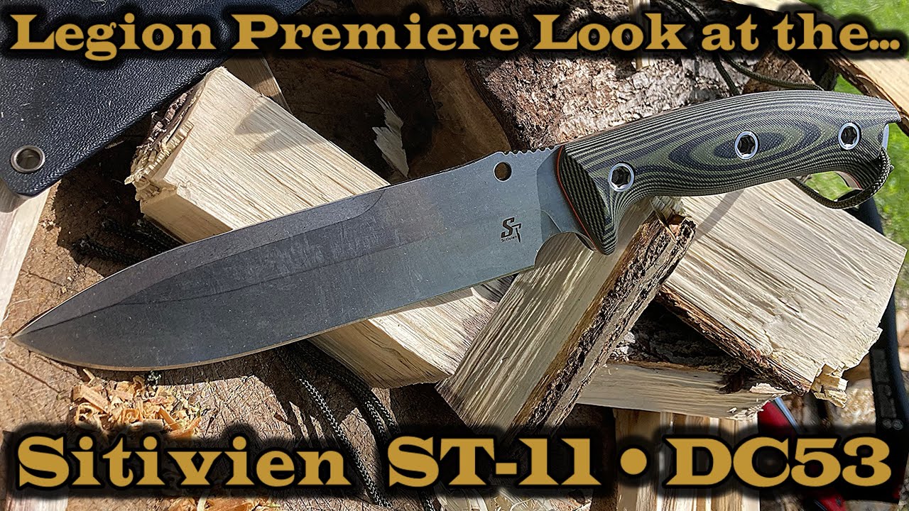 Legion Premiere Look at the Sitivien ST11 drop point in DC53 Steel # ...