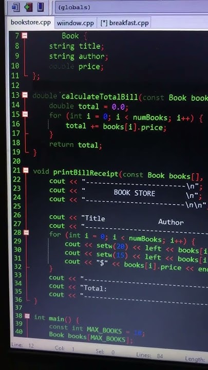book store c++ #coders #coderstokyo #coding #codinglife #code #codemasters #codingninja #cpp ...