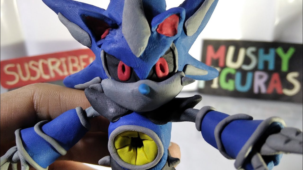 Neo Metal Sonic de plastilina/How to make a Neo Metal Sonic with clay ...