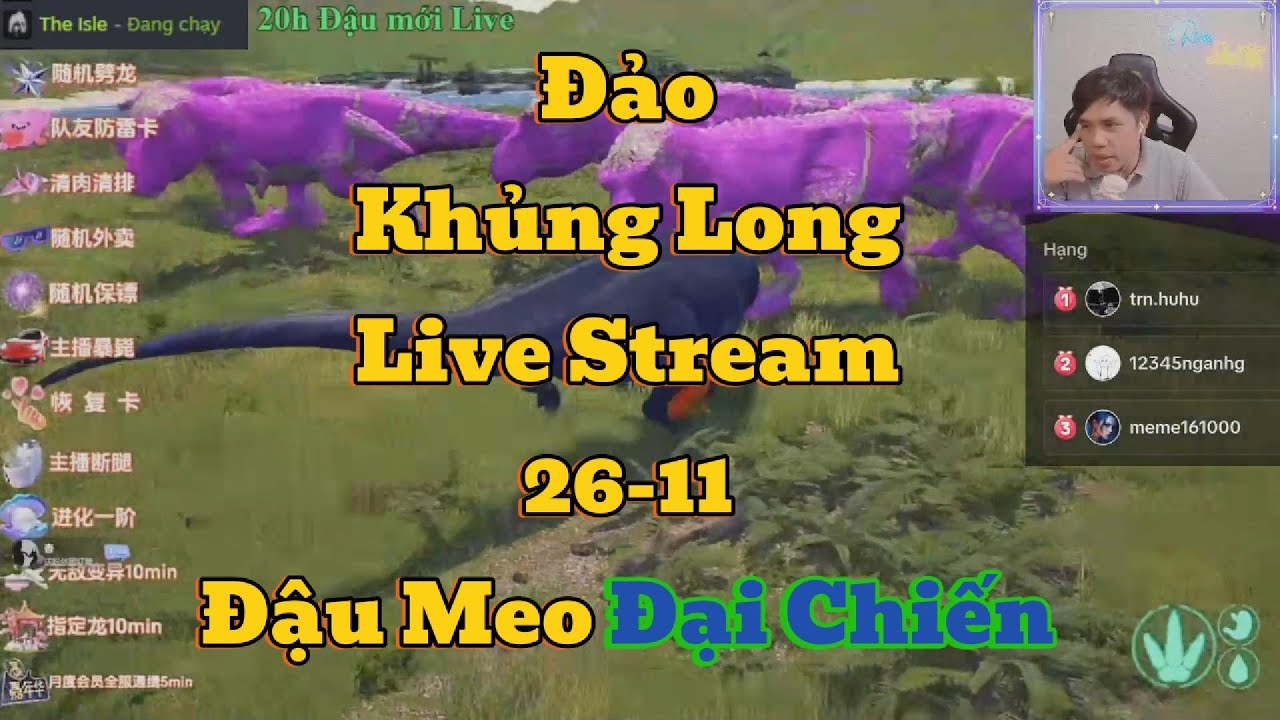 Đảo Khủng Long | Live Stream 26-11 - YouTube